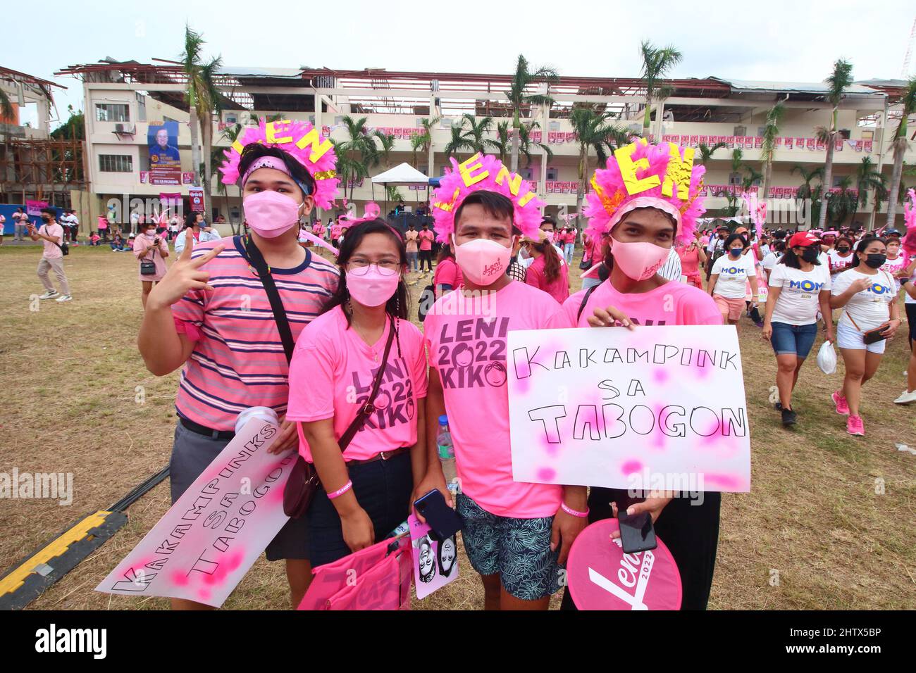 Kakampinks, as what supporters of presidential candidate Leni Robredo ...