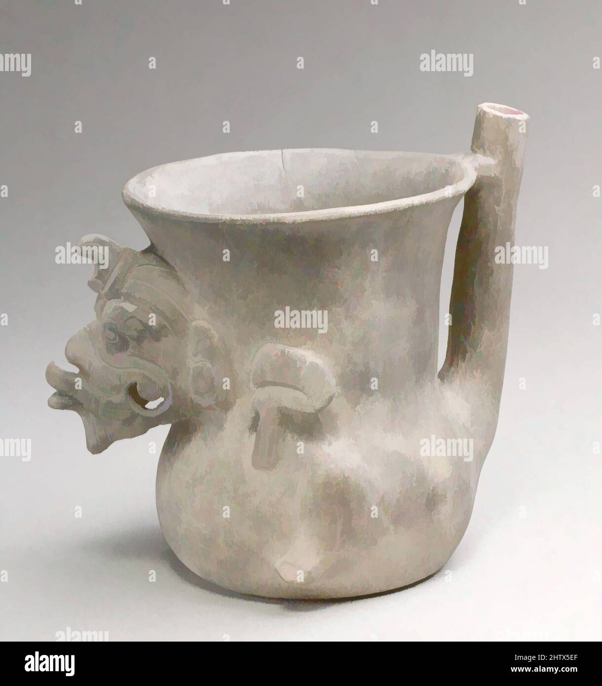 Art inspired by Spouted jar, 3rd–1st century B.C., Mexico, Mesoamerica ...