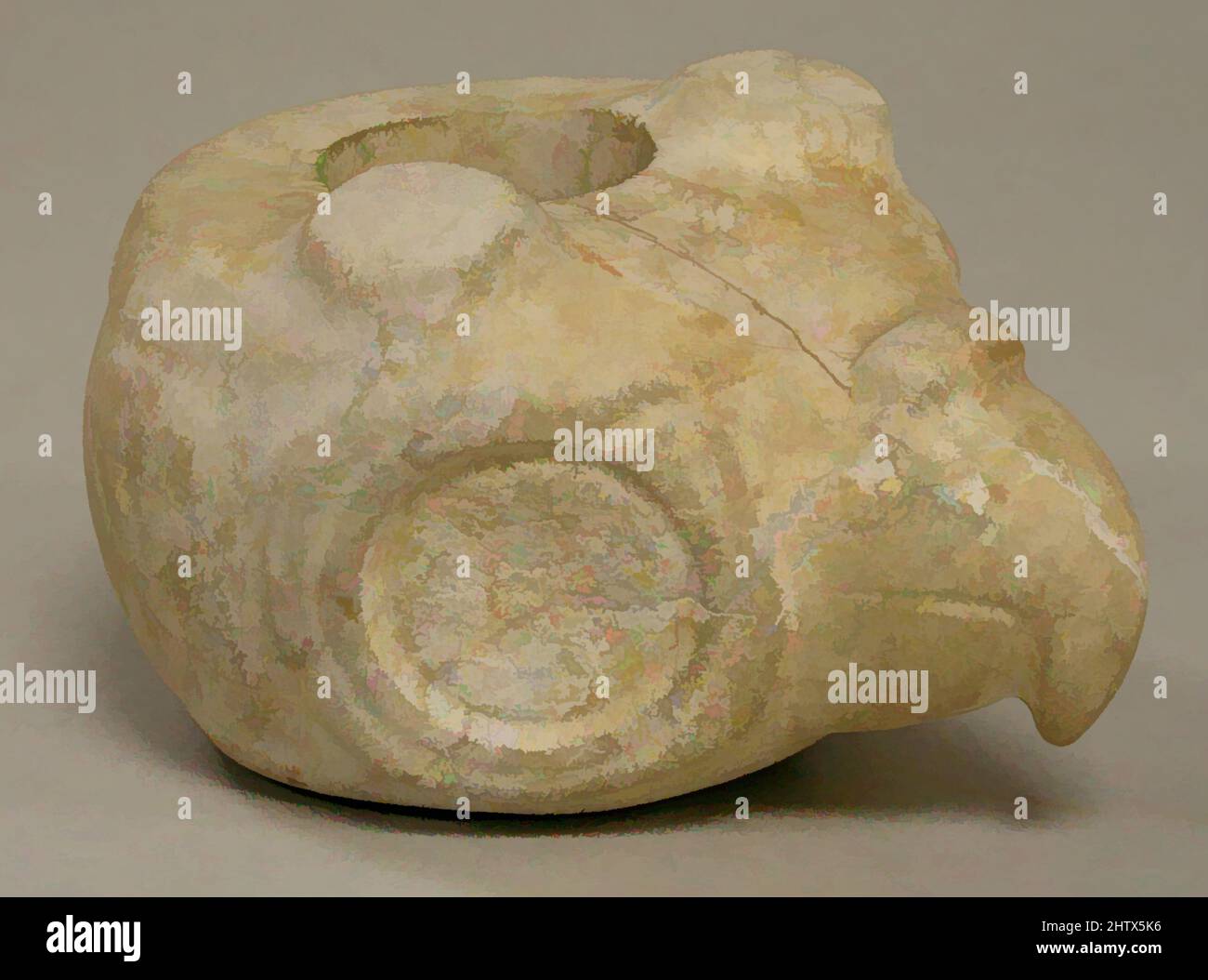 Art inspired by Owl Mace Head, 1st–5th century, Costa Rica, Atlantic ...