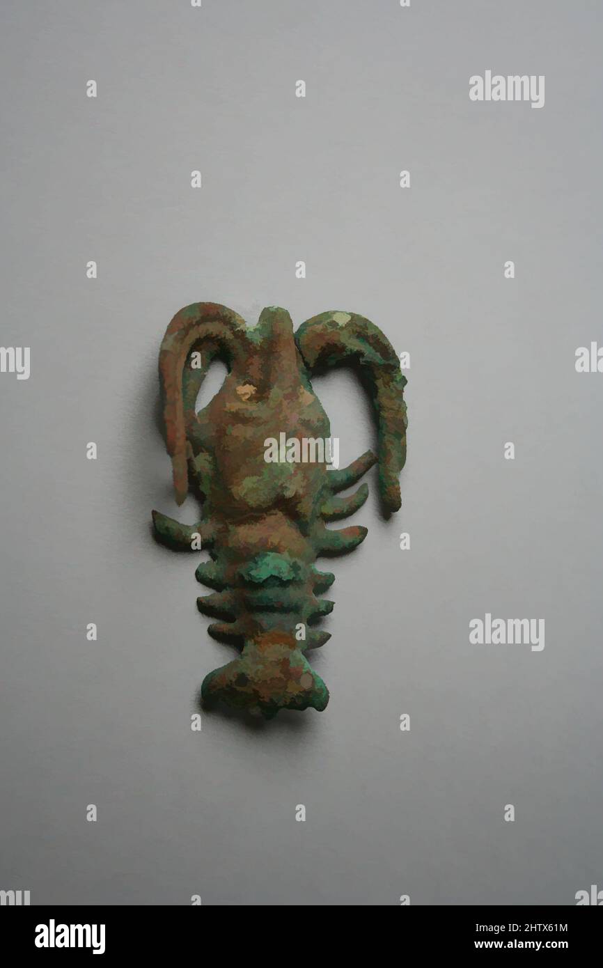 Art inspired by Crayfish, 390–450, Peru, Moche (Loma Negra), Gilded ...