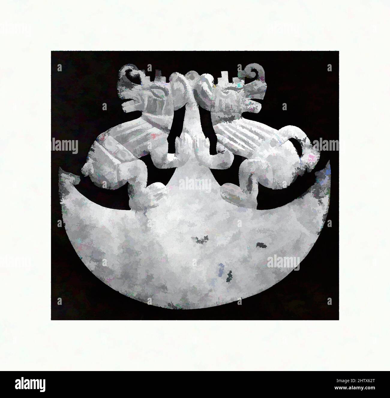 Art inspired by Crescent, 390–450, Peru, Moche (Loma Negra), Gilded ...