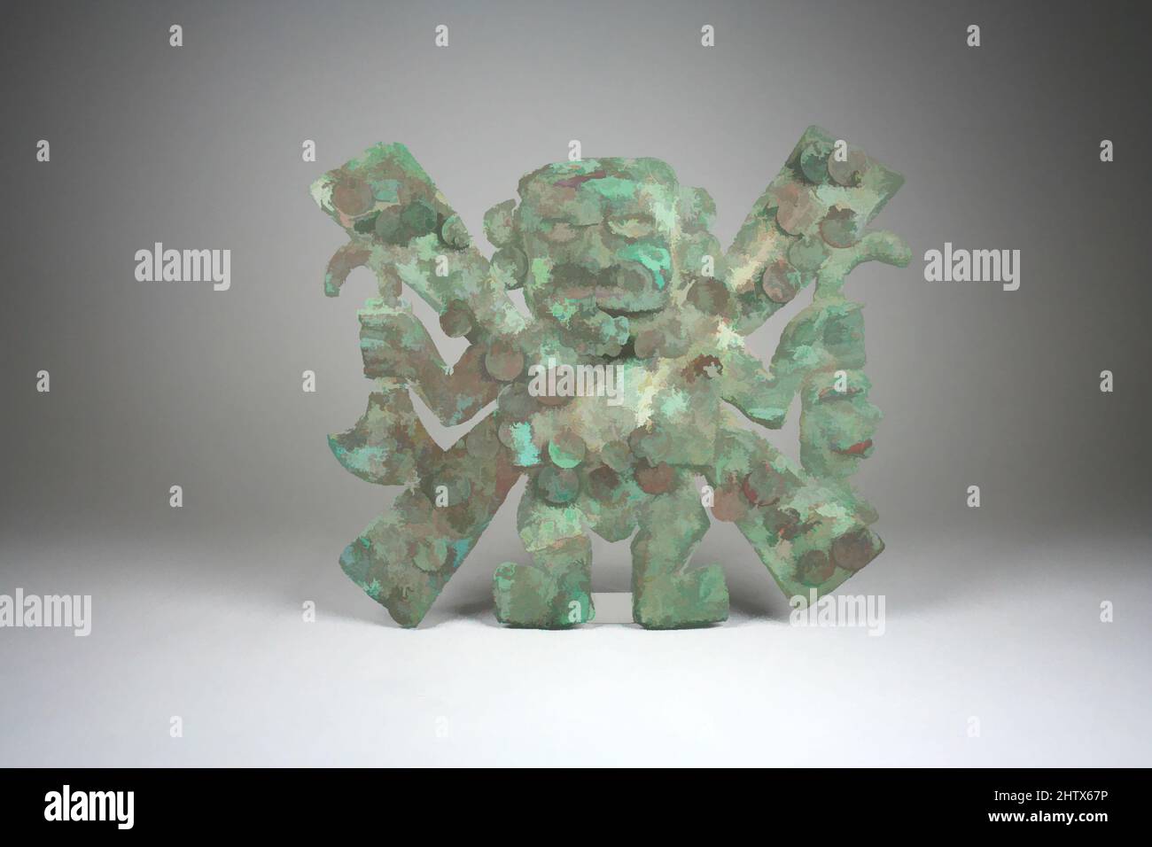 Art inspired by Figure Ornament, 390–450, Peru, Moche (Loma Negra ...