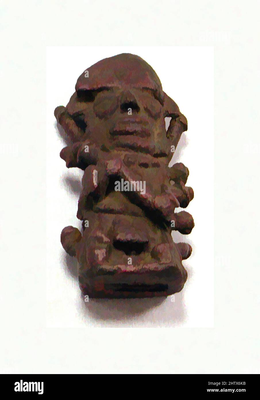 Art inspired by Knife Finial, Figure, 2nd–7th century, Peru, Moche ...