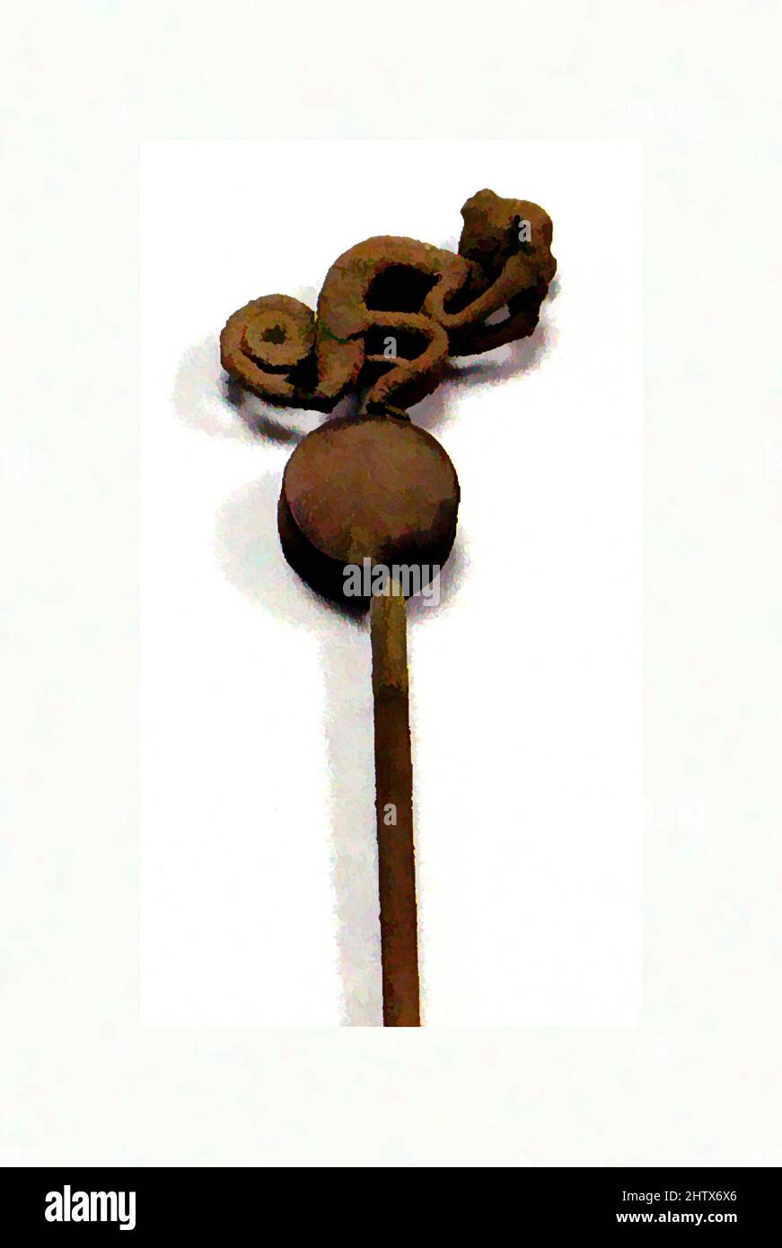 Art inspired by Pin, 13th–15th century, Peru, Chimú, Silver, Length 11 ...