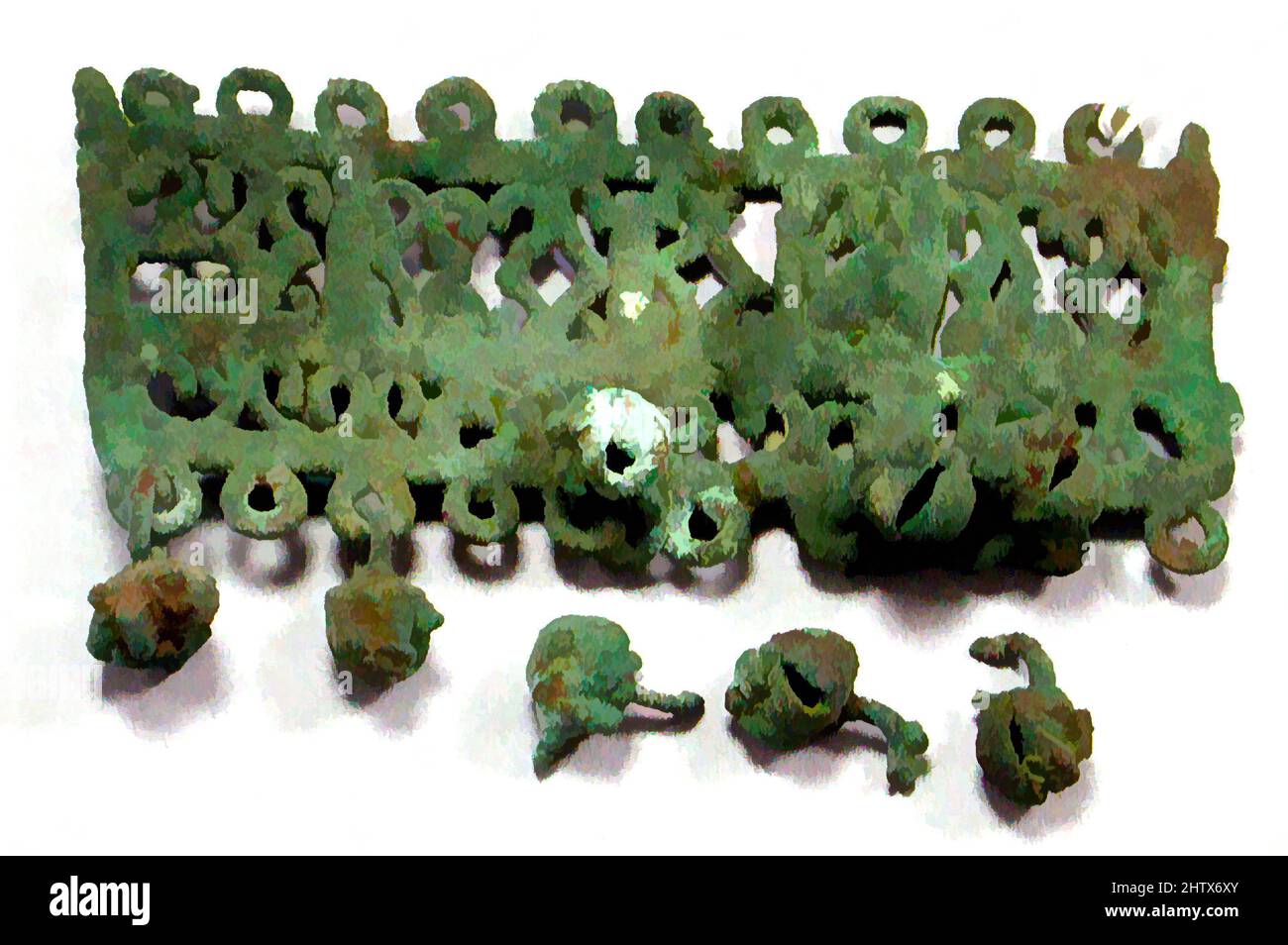 Art inspired by Copper Ornament with Dangles, before 15th century, Peru ...