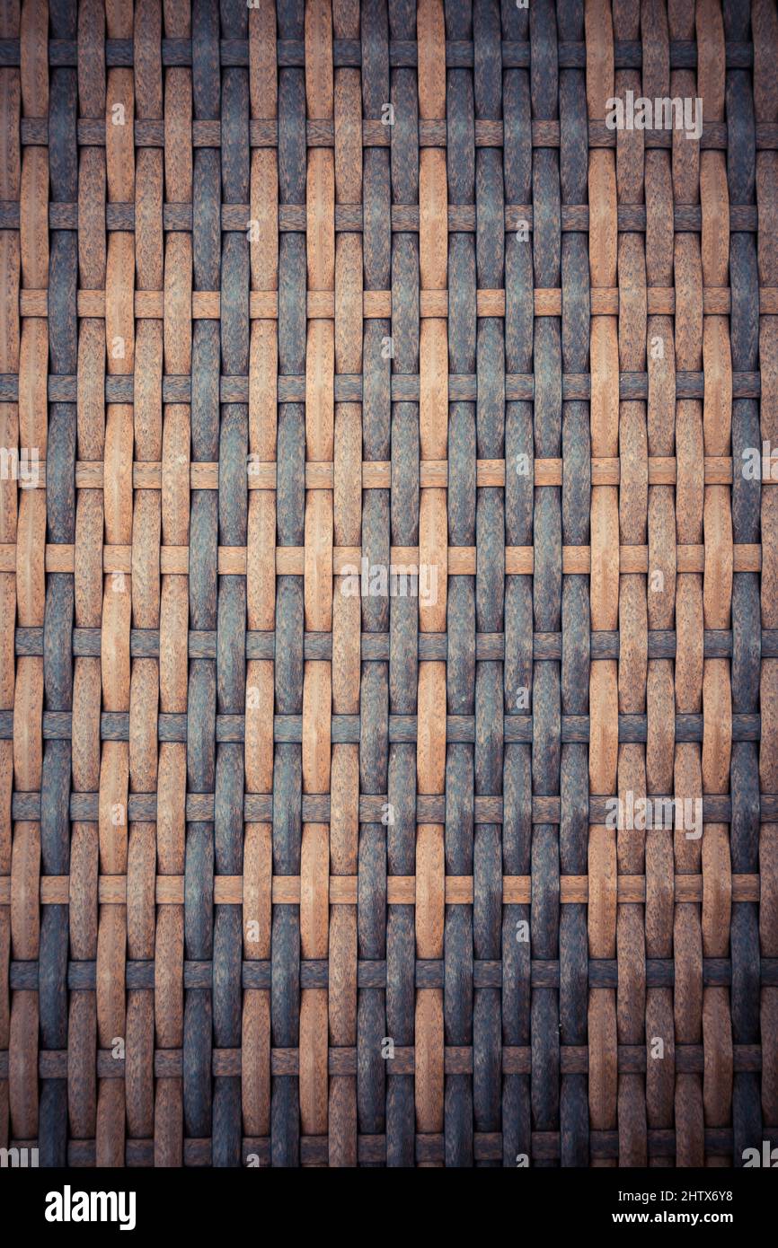 Old rattan texture background Stock Photo - Alamy