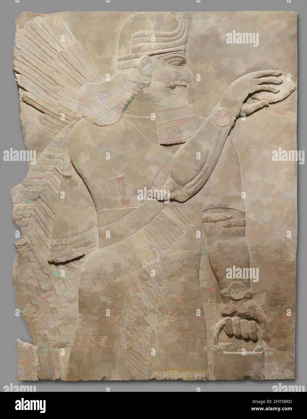 Art inspired by Relief panel, Neo-Assyrian, ca. 883–859 B.C ...