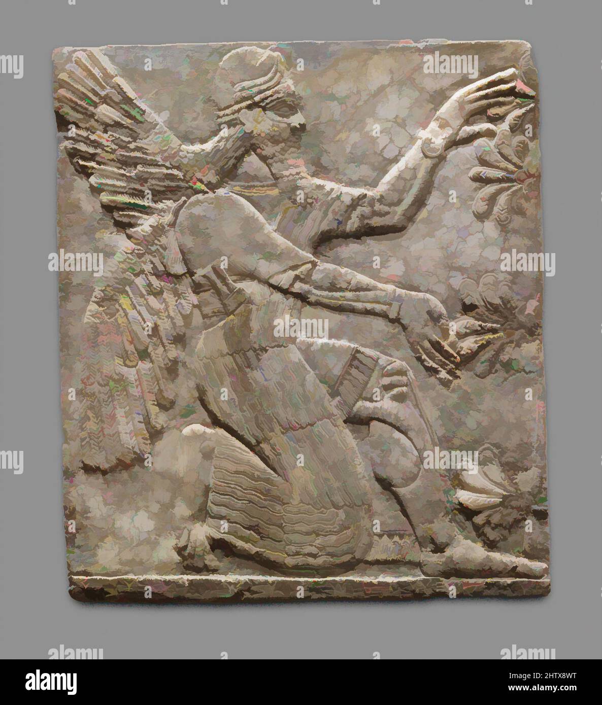Art inspired by Relief panel, Neo-Assyrian, ca. 883–859 B.C ...