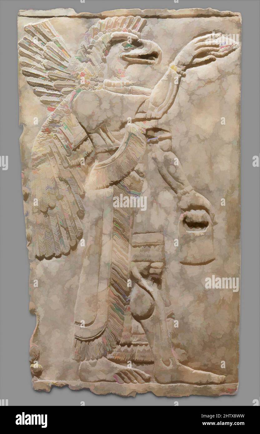 Art inspired by Relief panel, Neo-Assyrian, ca. 883–859 B.C ...