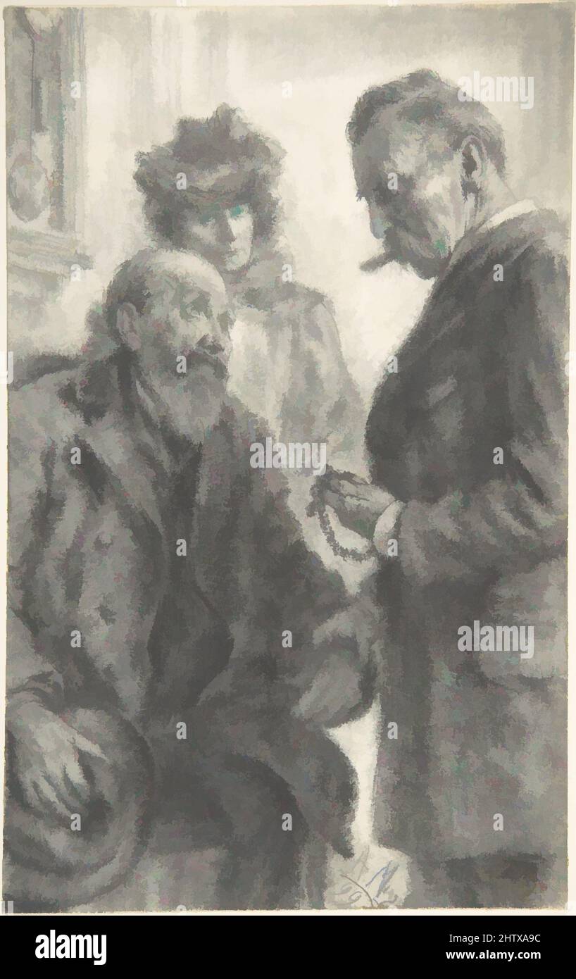 Art inspired by Doctor and Patient, 1899, Graphite, 8 1/4 x 5 3/16 in ...