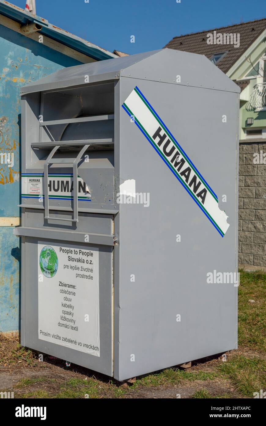 Humana collection box hi-res stock photography and images - Alamy