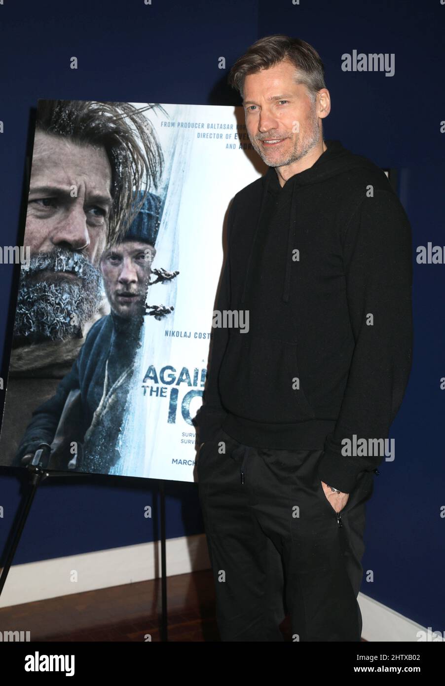 March 2, 2022, New York, New York, USA: Actor NIKOLAJ COSTER-WALDAU ...