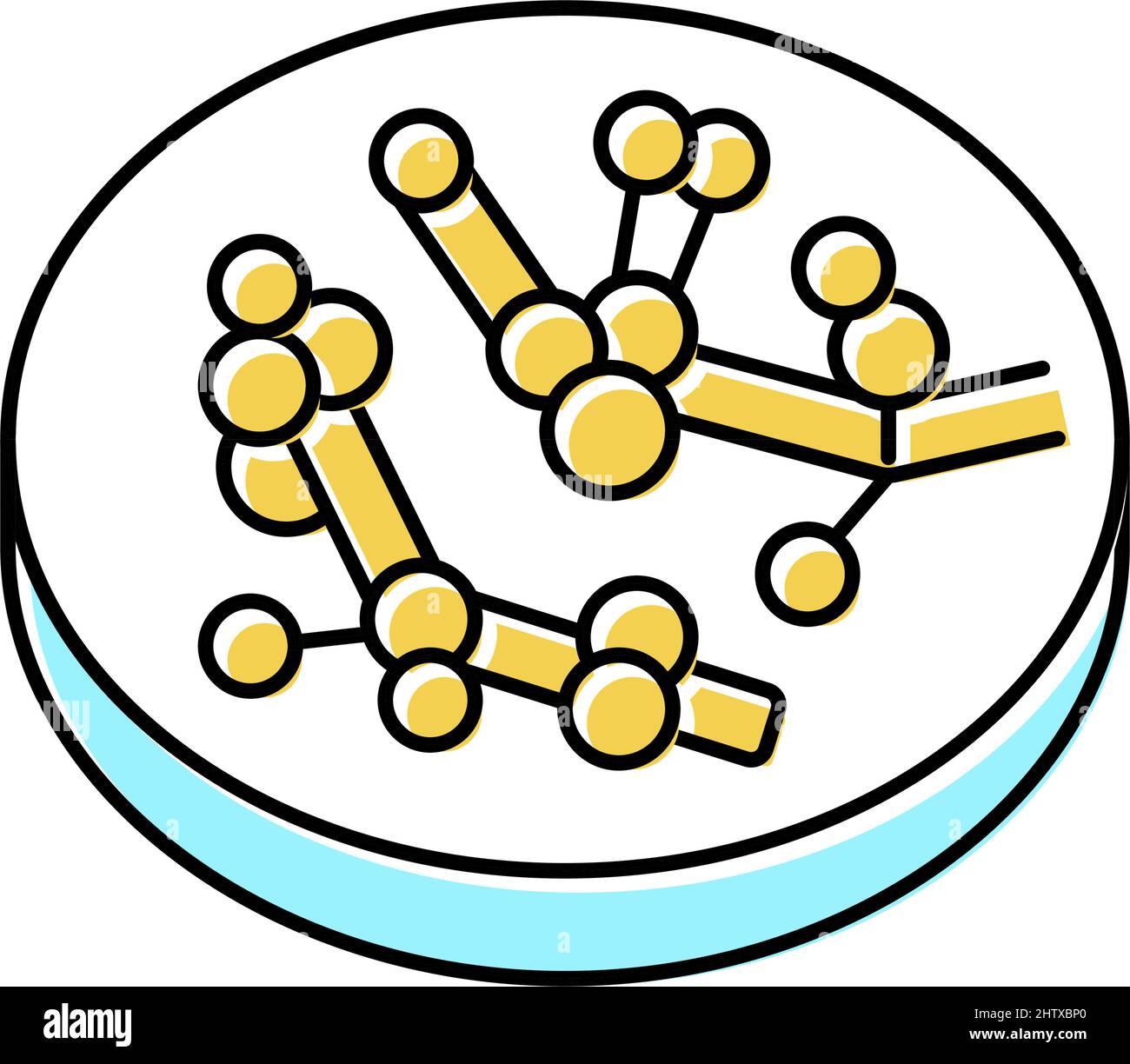 candida fungi albicans color icon vector illustration Stock Vector ...