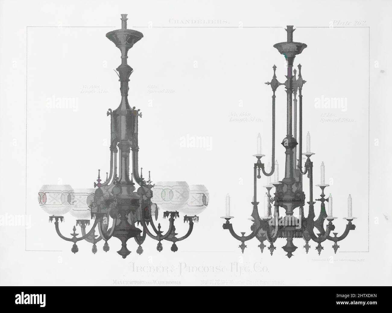Catalogue of Gas Fixtures and Fittings, after 1870, Illustrations ...