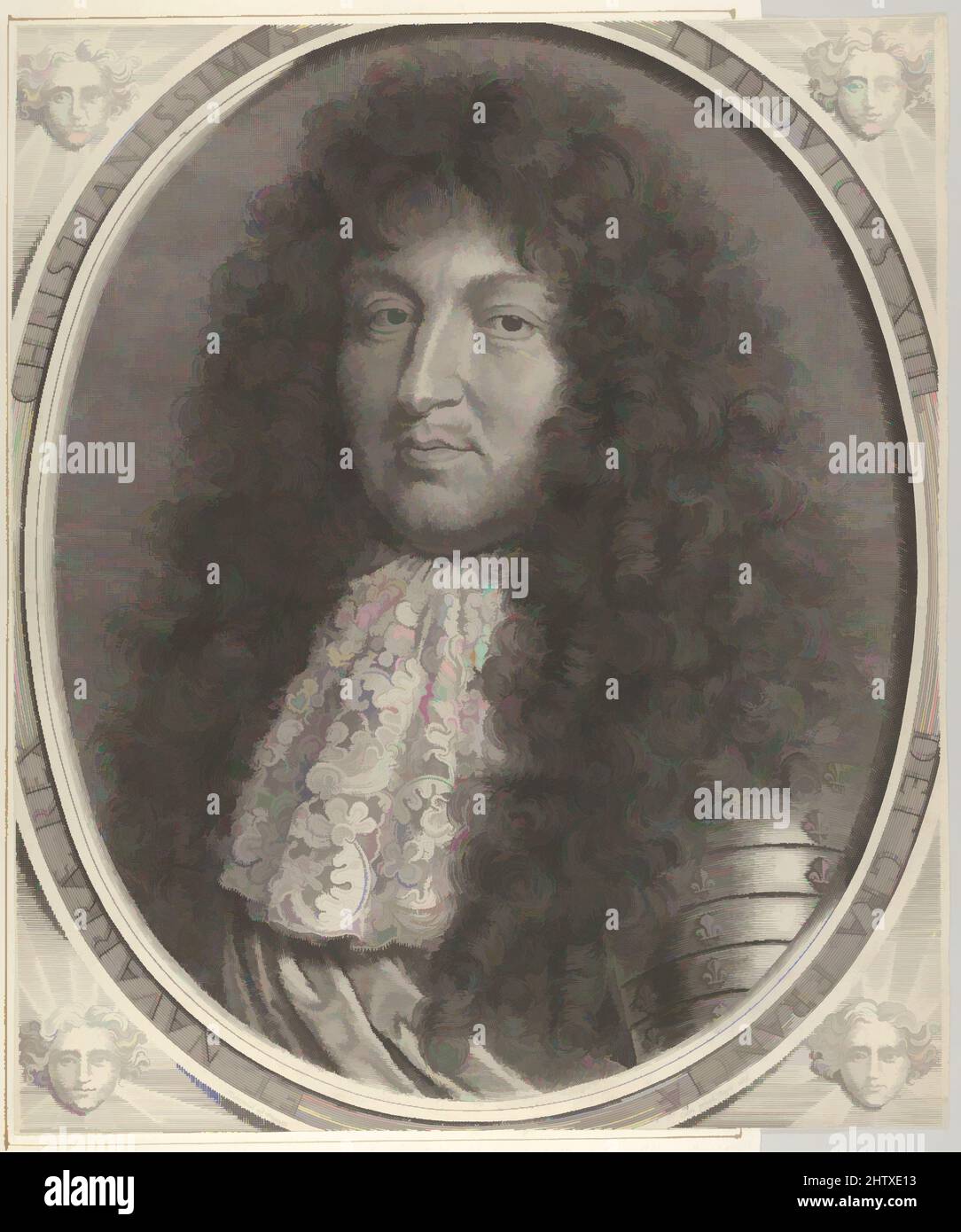 Art inspired by Louis XIV, 1686, Engraving; sixteenth state of sixteen ...