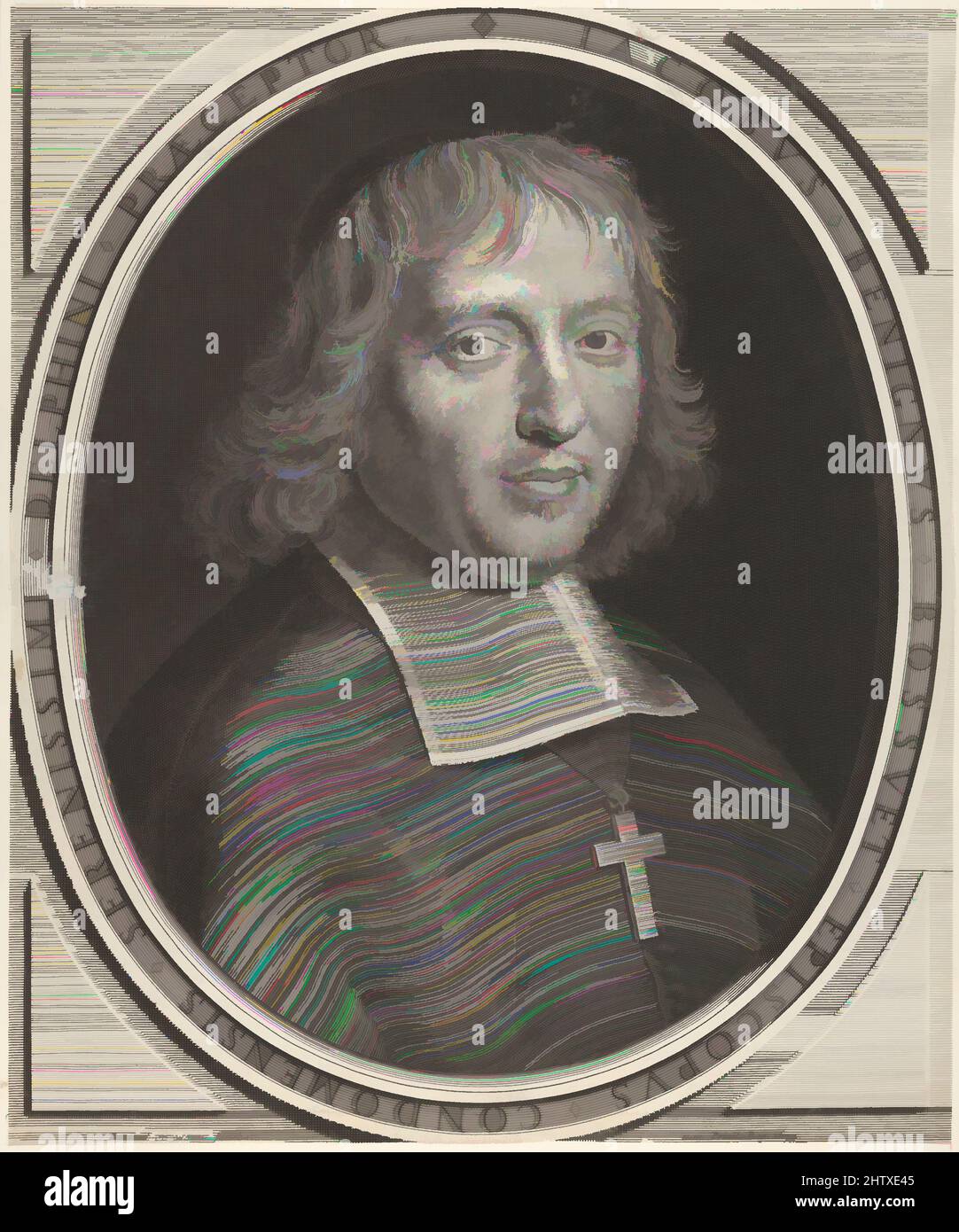 Art inspired by Jacques-Bénigne Bossuet, 1674, Engraving; second state ...