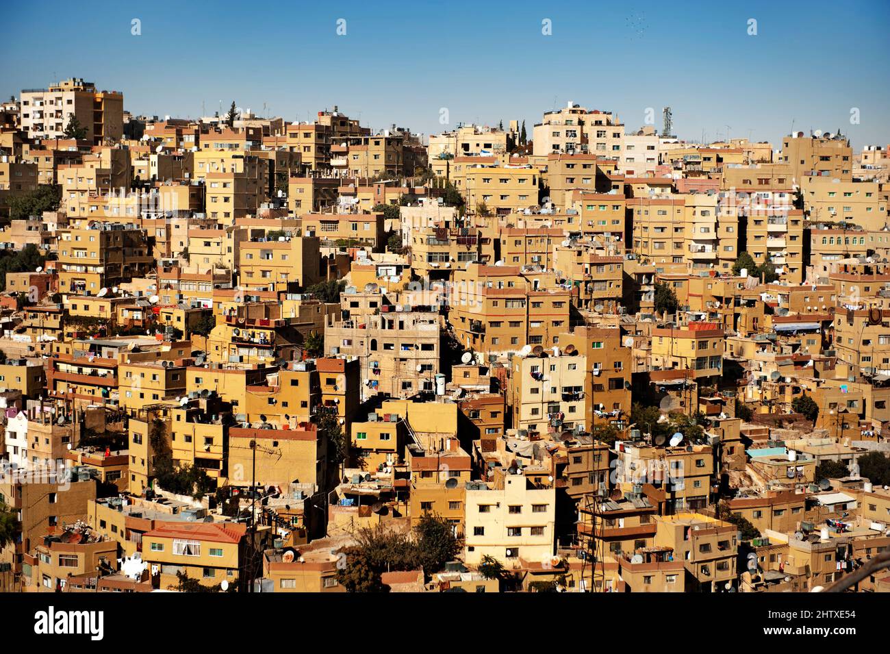 Buildings in Amman city, Jordan Stock Photo - Alamy