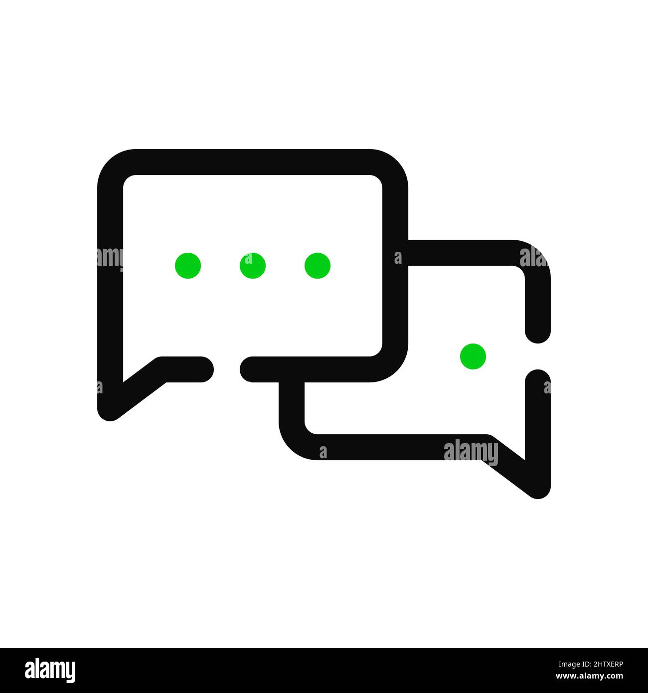 Support chat or communication dialogue. Pixel perfect, editable stroke ...