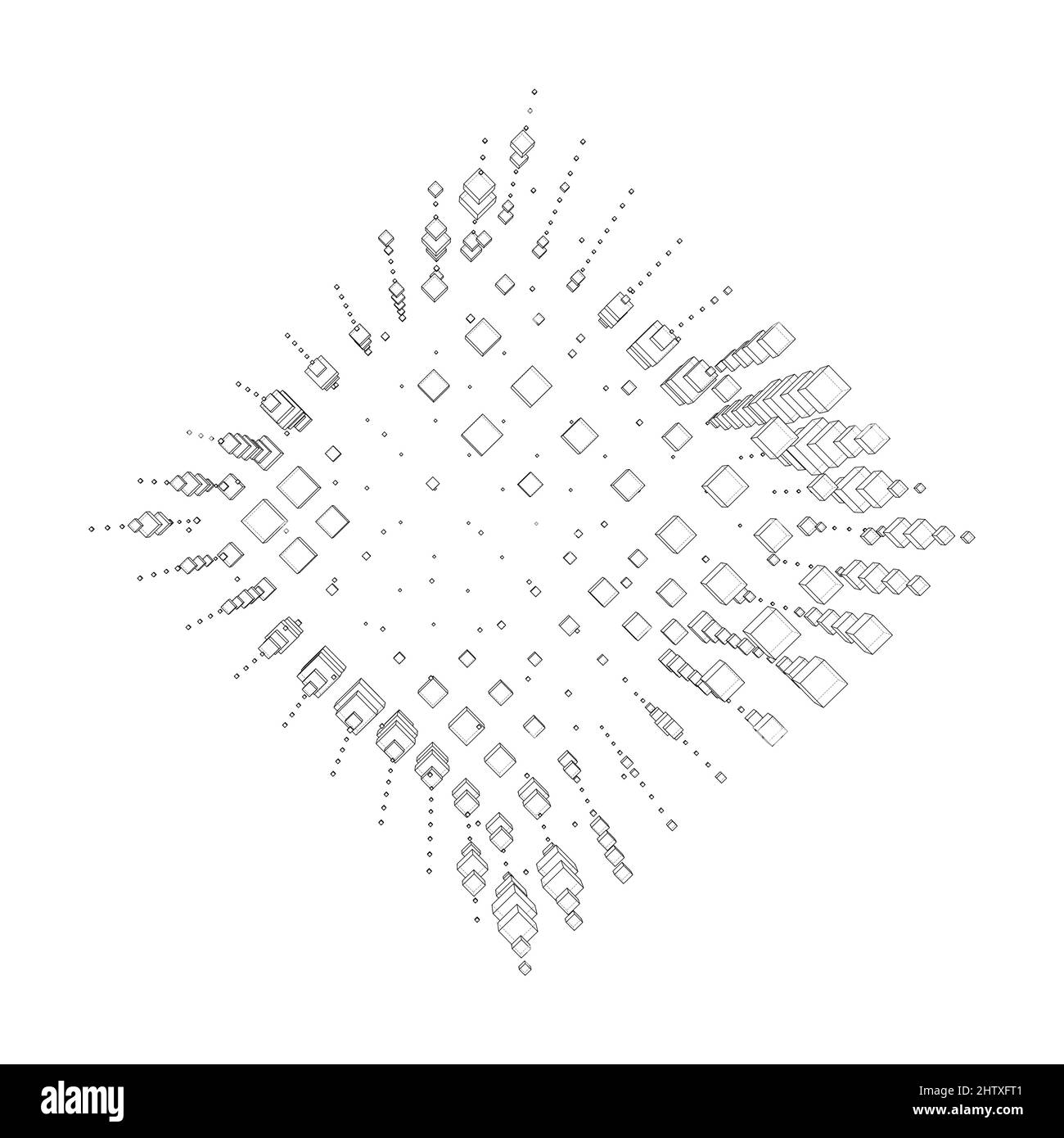 Vector abstract boxes background Stock Vector Image & Art - Alamy