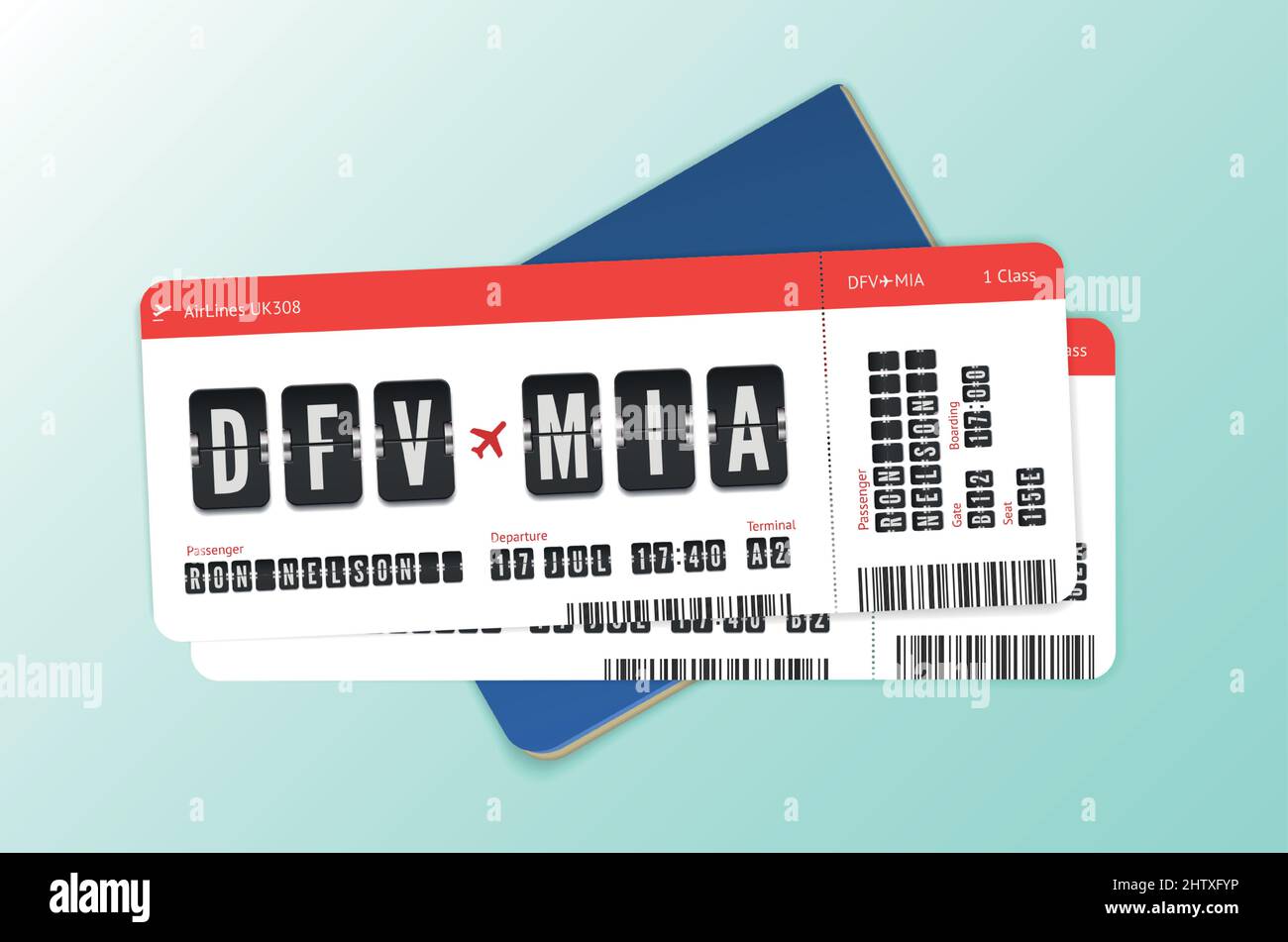 Coupons Stock Vector Images - Alamy