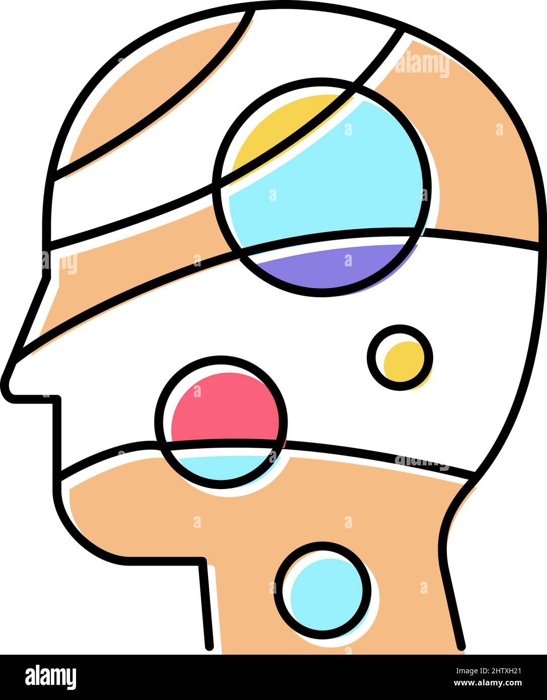 universe philosophy color icon vector illustration Stock Vector Image ...