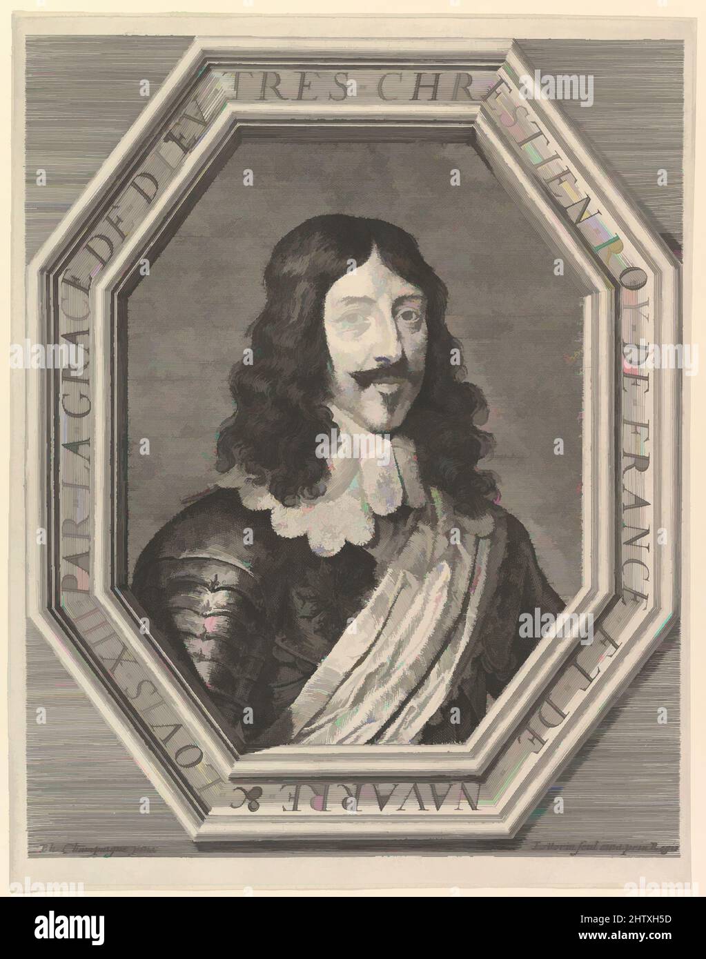 Art inspired by Louis XIII, roi de France, Etching, image: 12 3/16 x 9 ...