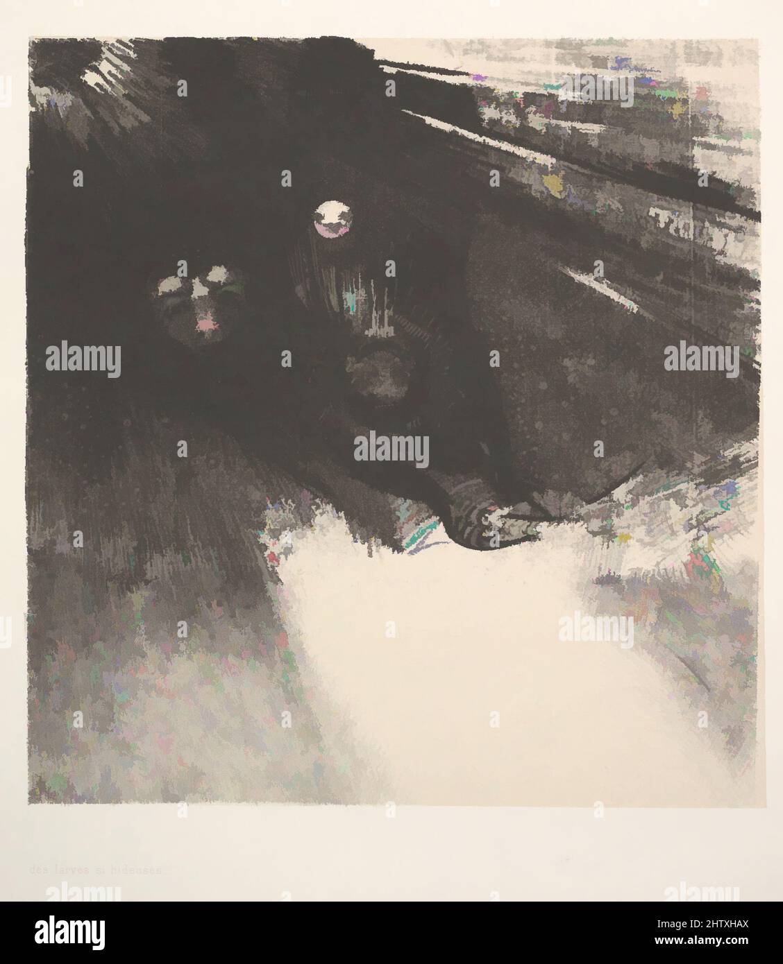 Art inspired by Hideous Larvae, 1896, Lithograph, sheet: 17 11/16 x 12 ...