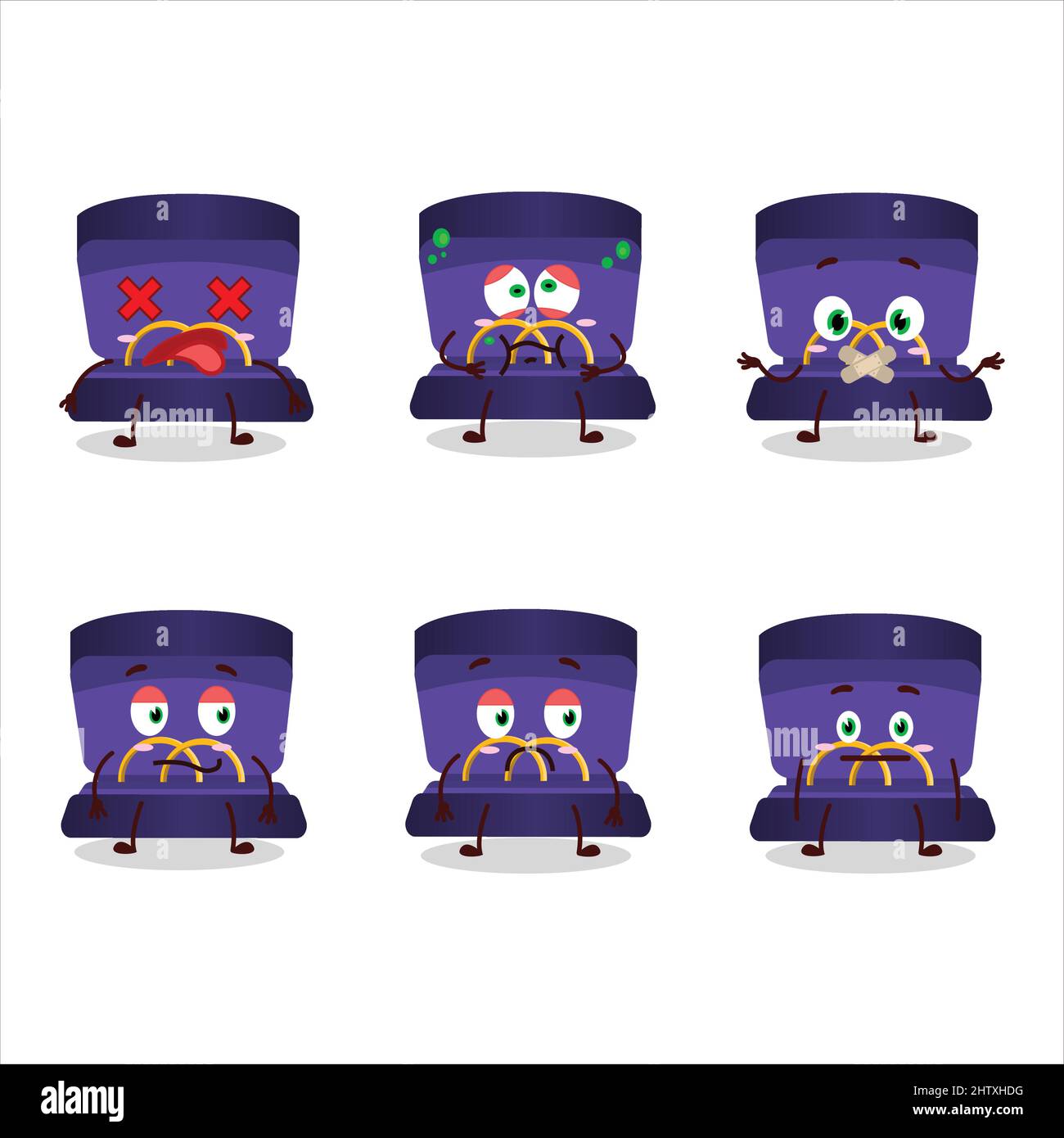 Purple ring boxbox hi-res stock photography and images - Alamy