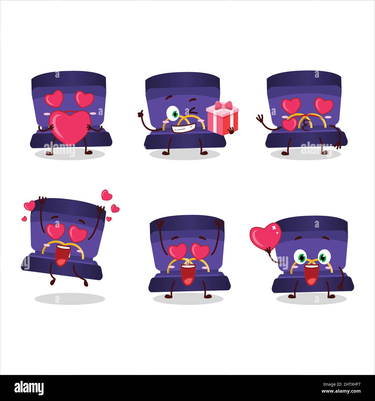 Purple ring boxbox hi-res stock photography and images - Alamy