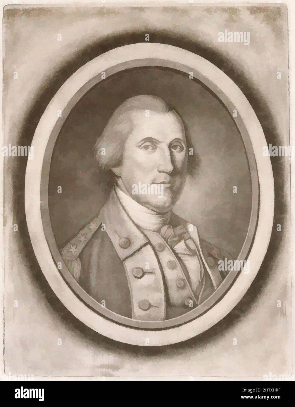 Art inspired by George Washington, 1787, Mezzotint, proof before ...