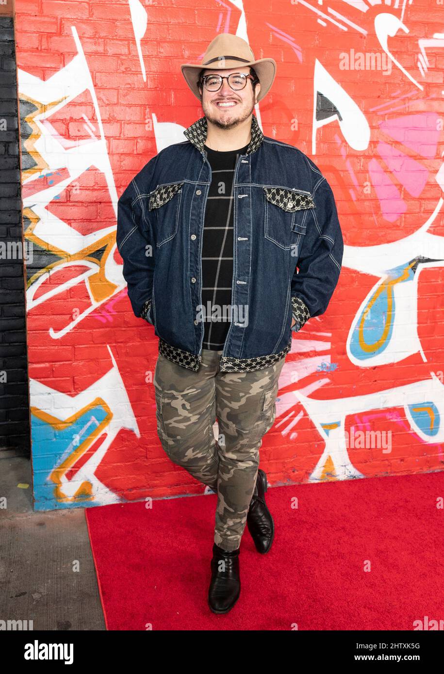 New York, USA. 02nd Mar, 2022. Jonathan Valdez attends grand opening ...