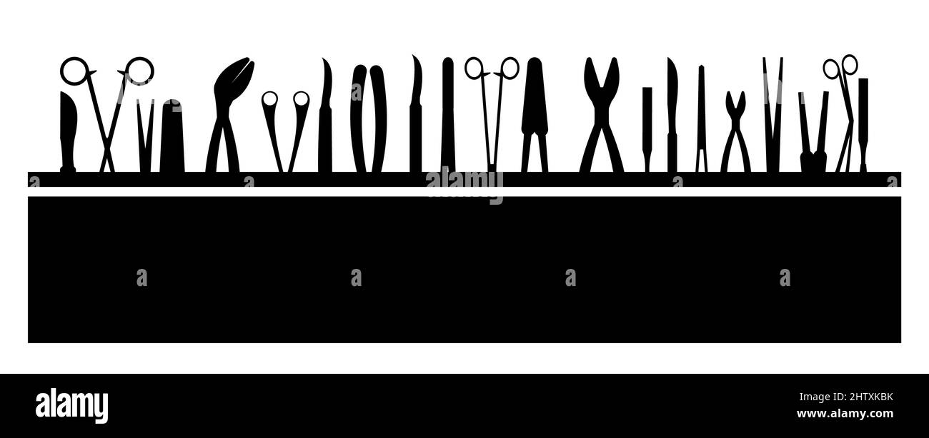 Sharp medical instruments Black and White Stock Photos & Images - Alamy