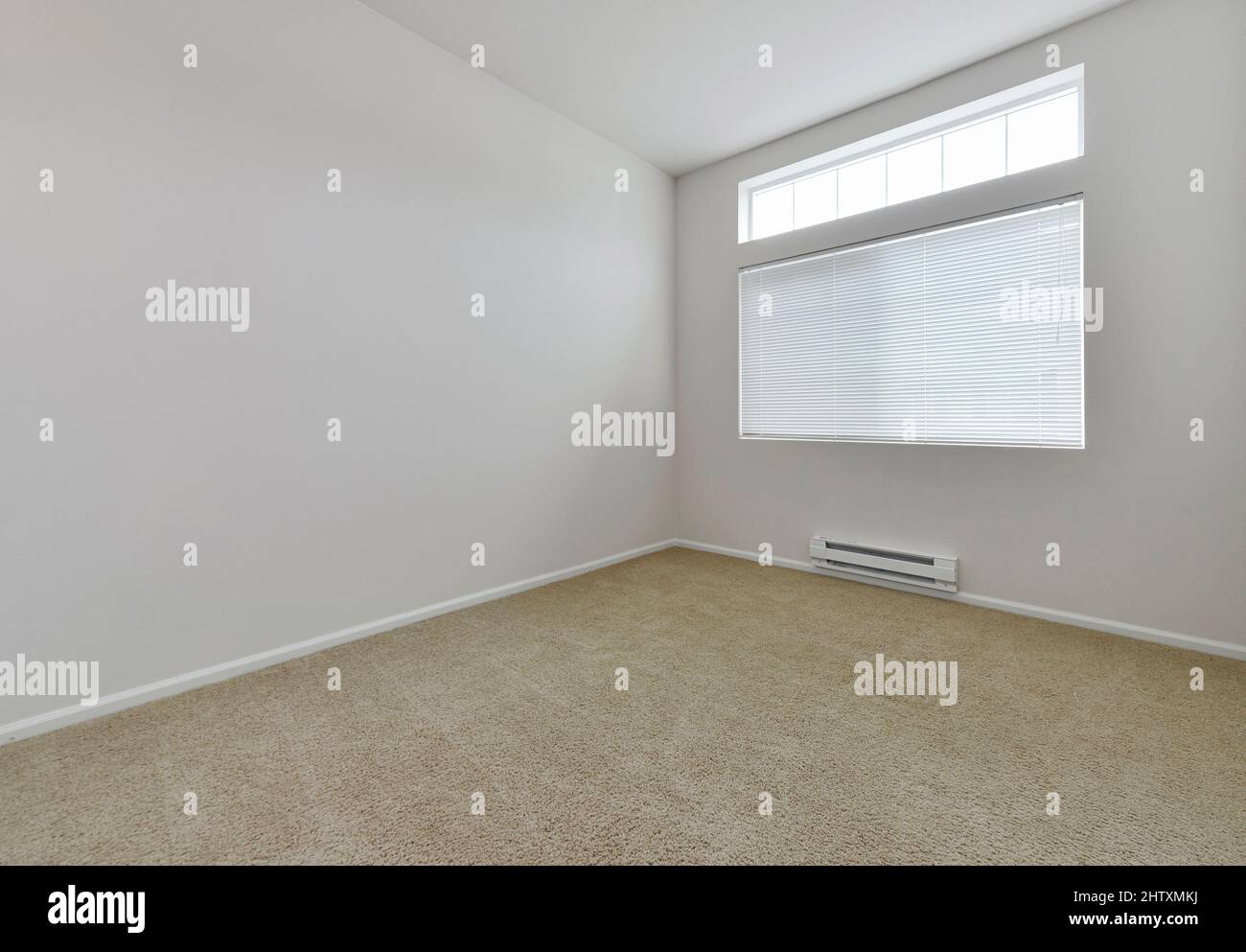 Modern residential empty bedroom interior Stock Photo - Alamy