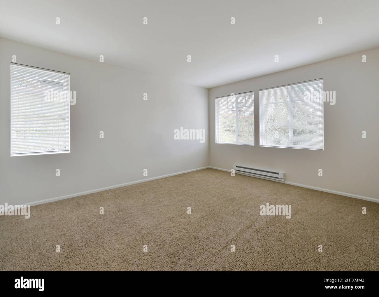 Modern residential empty bedroom interior Stock Photo - Alamy