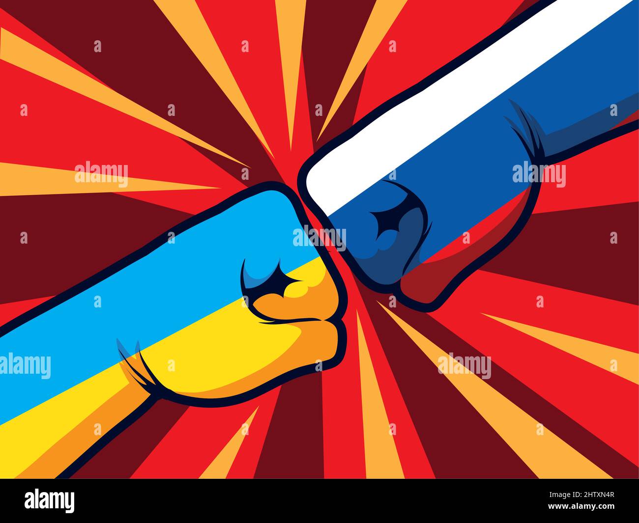 russian ukrainian conflict Stock Vector Image & Art - Alamy