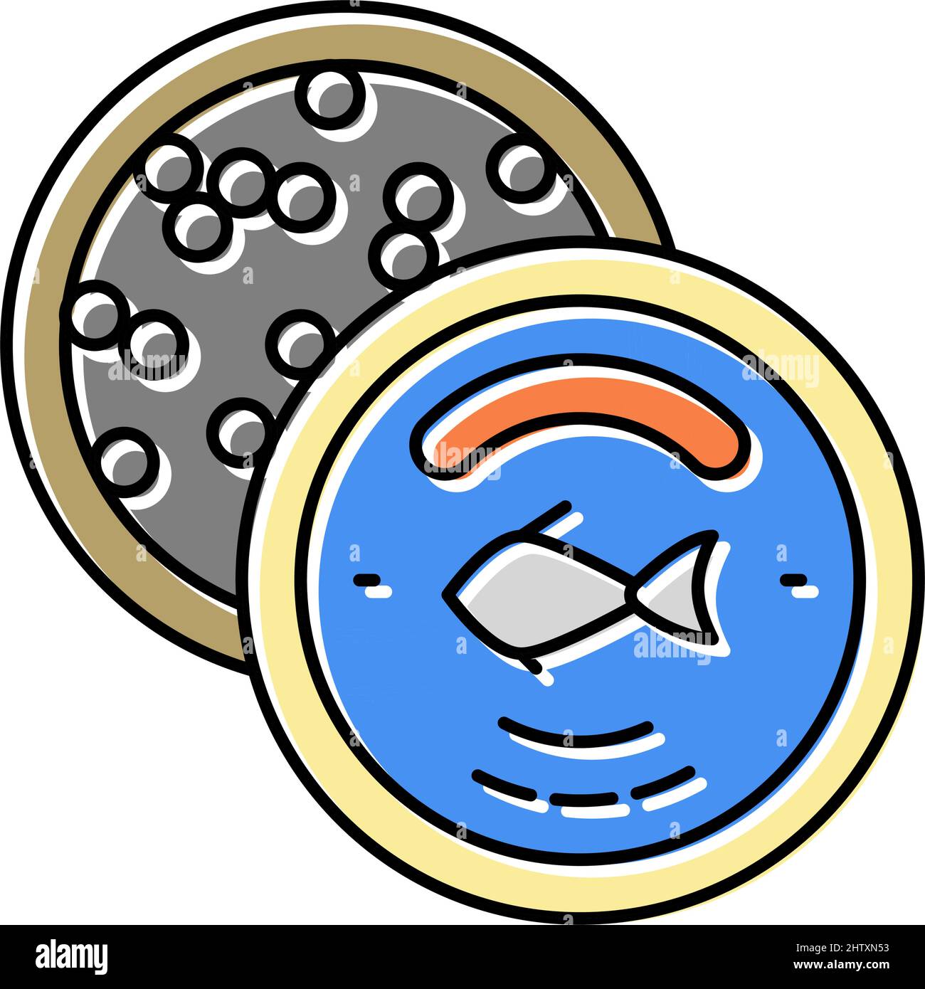 caviar seafood color icon vector illustration Stock Vector Image & Art ...
