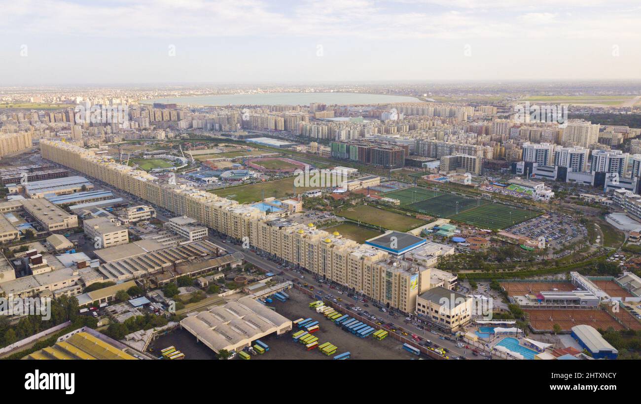 Aerial view of alexandria hi-res stock photography and images - Alamy