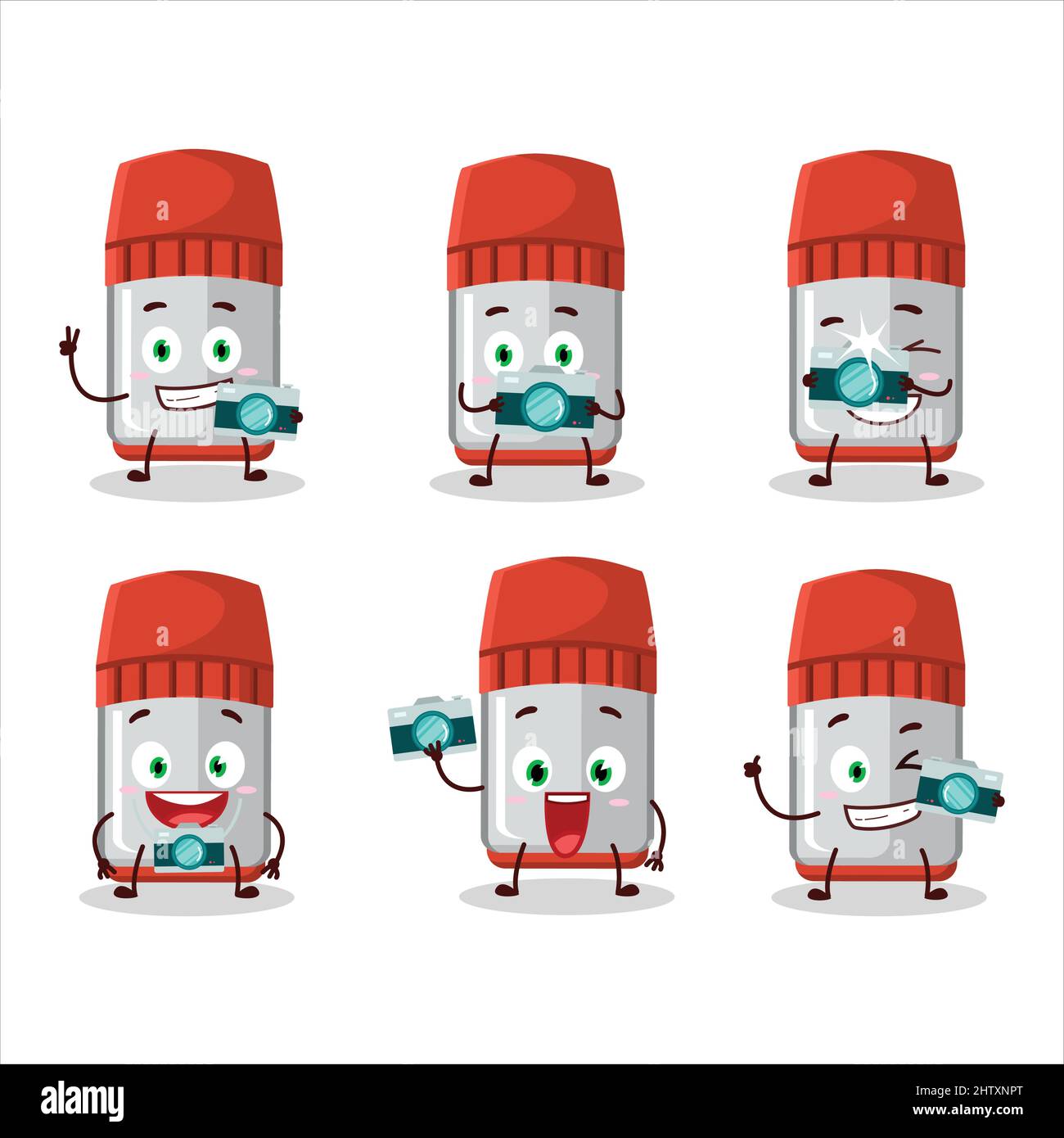 Red whiteboard marker Stock Vector Images - Alamy