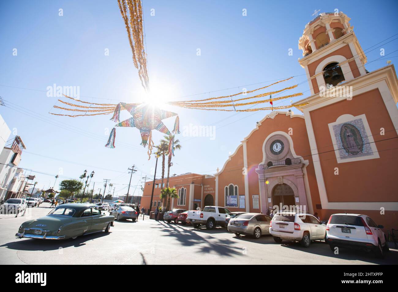 Mexicali, Baja California, Mexico - January 2, 2021: View downtown ...