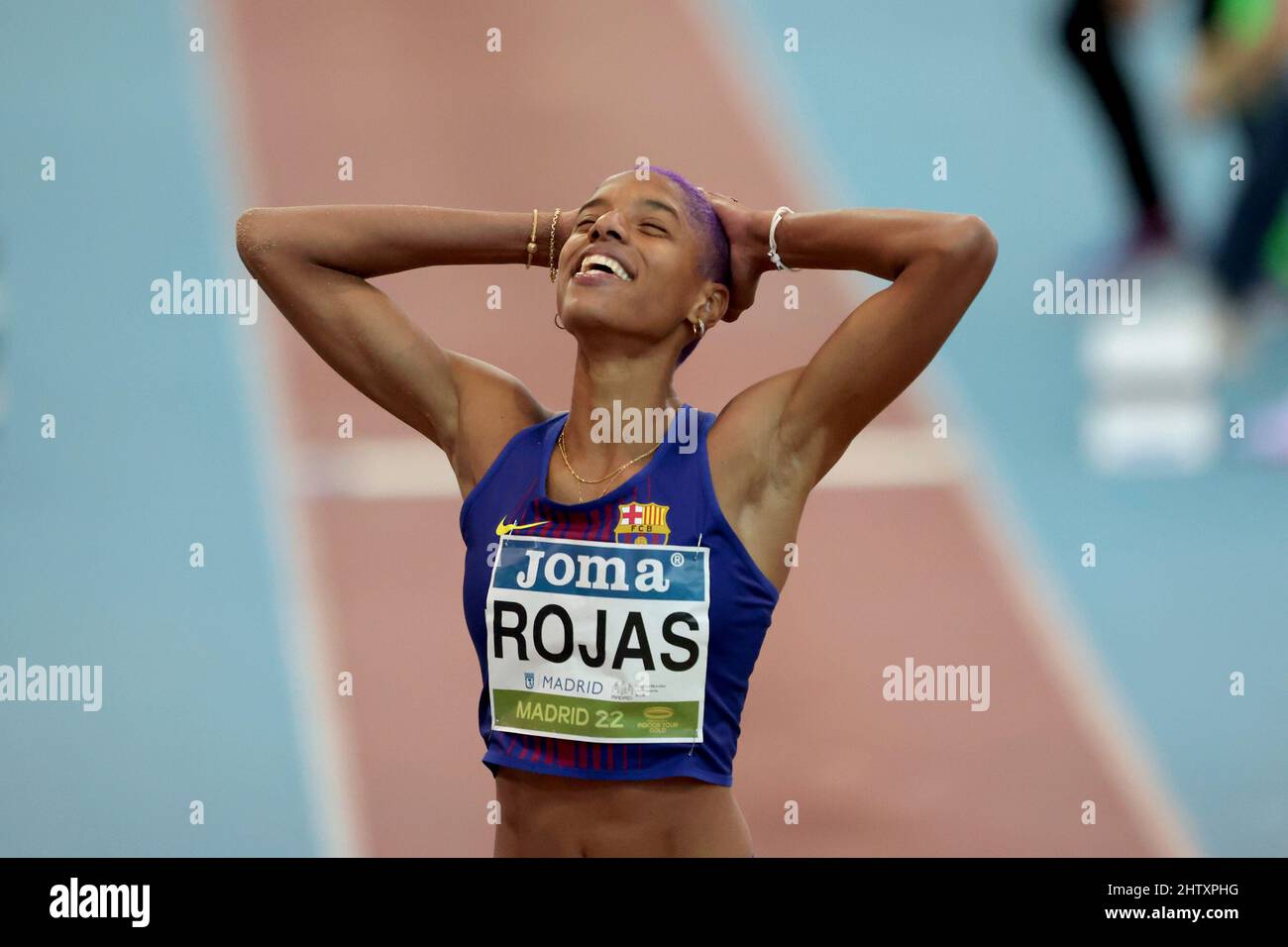 Madrid, Spain; 02.03-2022.- Venezuelan Yulimar Rojas, triple jump ...