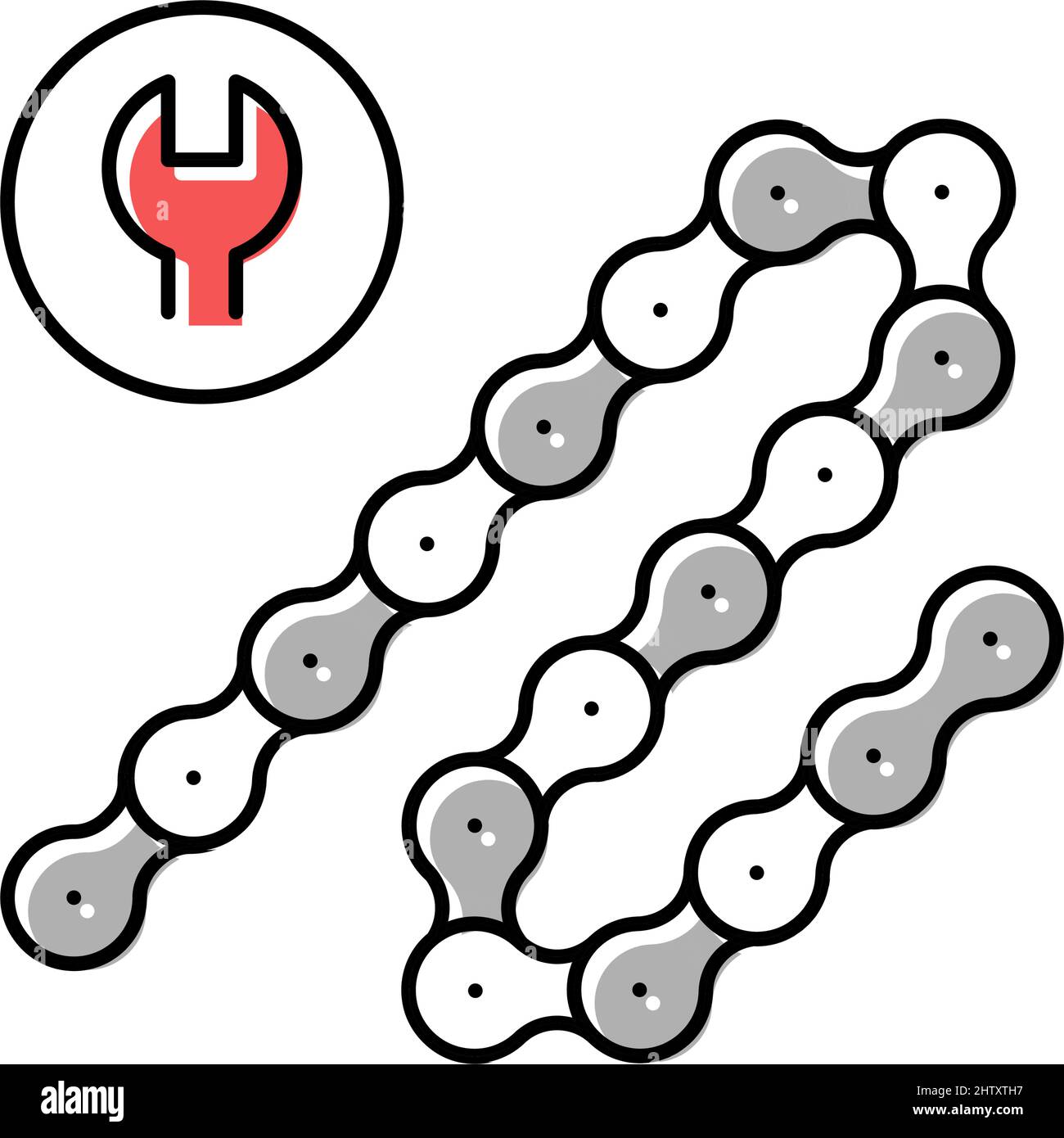 Chain shortening hi-res stock photography and images - Alamy