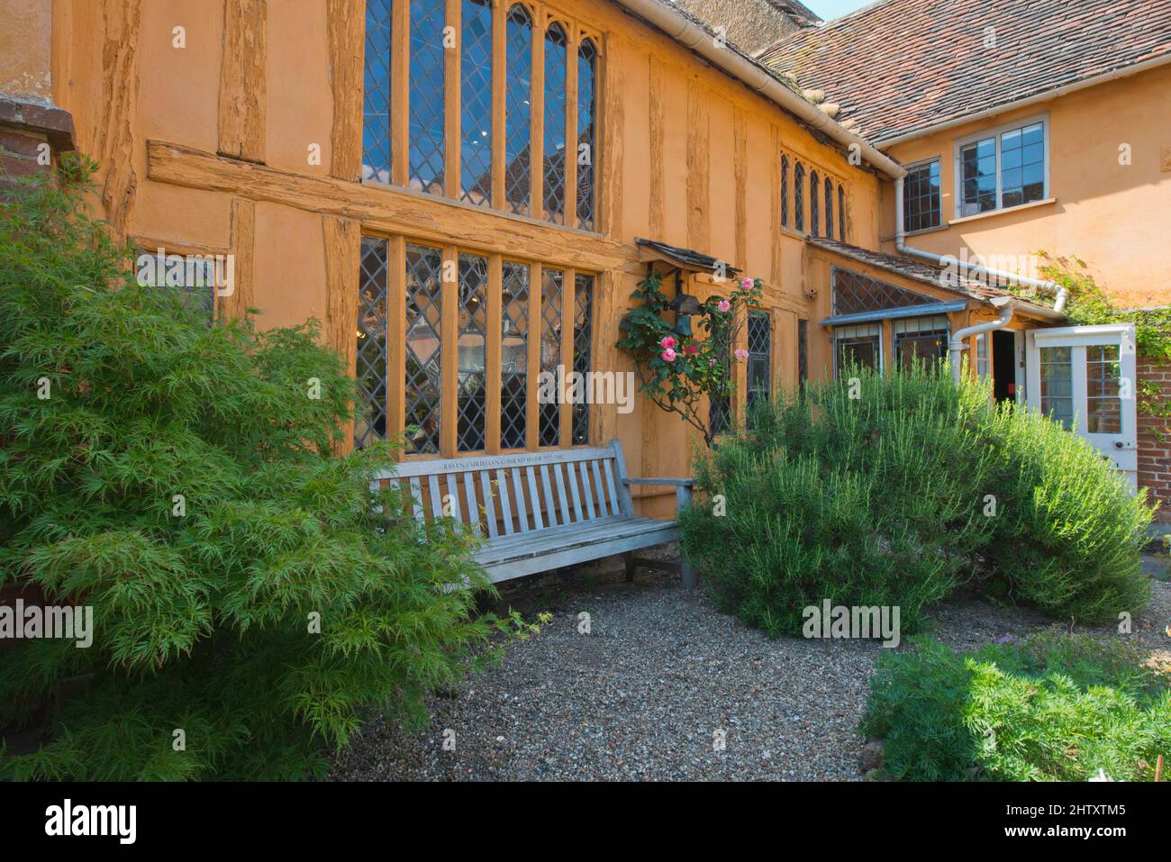 Little Hall Museum in Lavenham, Garden, Suffolk, England, United ...