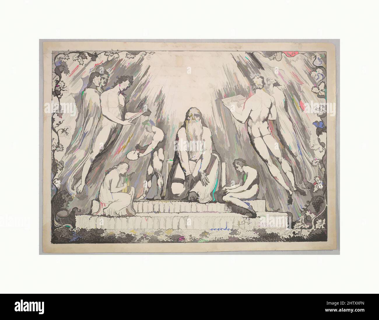 Art inspired by Enoch, 1806–7, Modified lithograph printed in relief ...