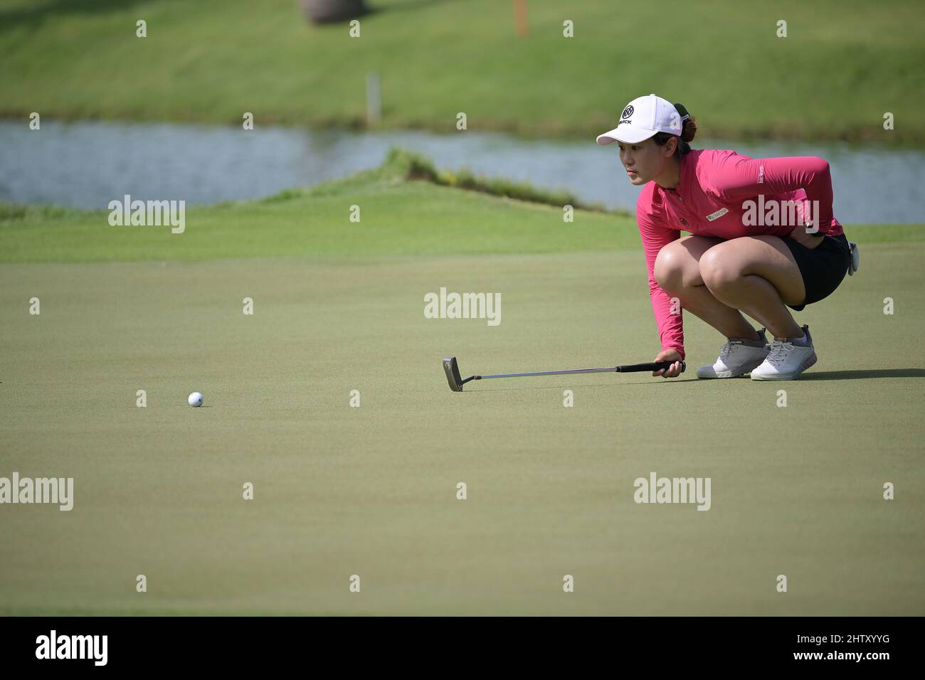 Singapore. 3rd Mar, 2022. Lin Xiyu of China competes on the first day ...