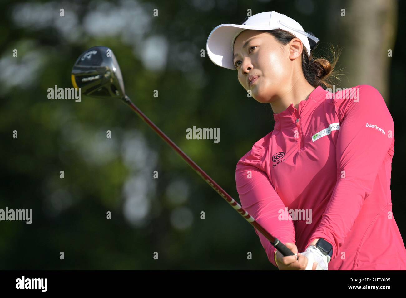 Singapore. 3rd Mar, 2022. Lin Xiyu of China competes on the first day ...