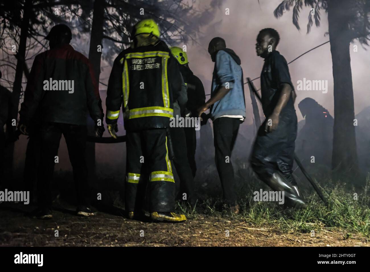 Nairobi city county fire fighters hi-res stock photography and images ...