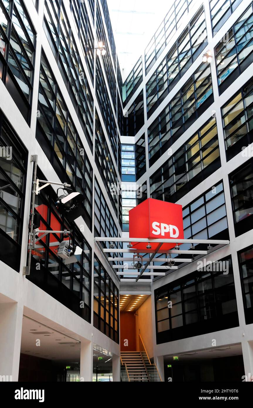Partial view, Willy Brandt House, SPD Headquarters, Federal Capital ...
