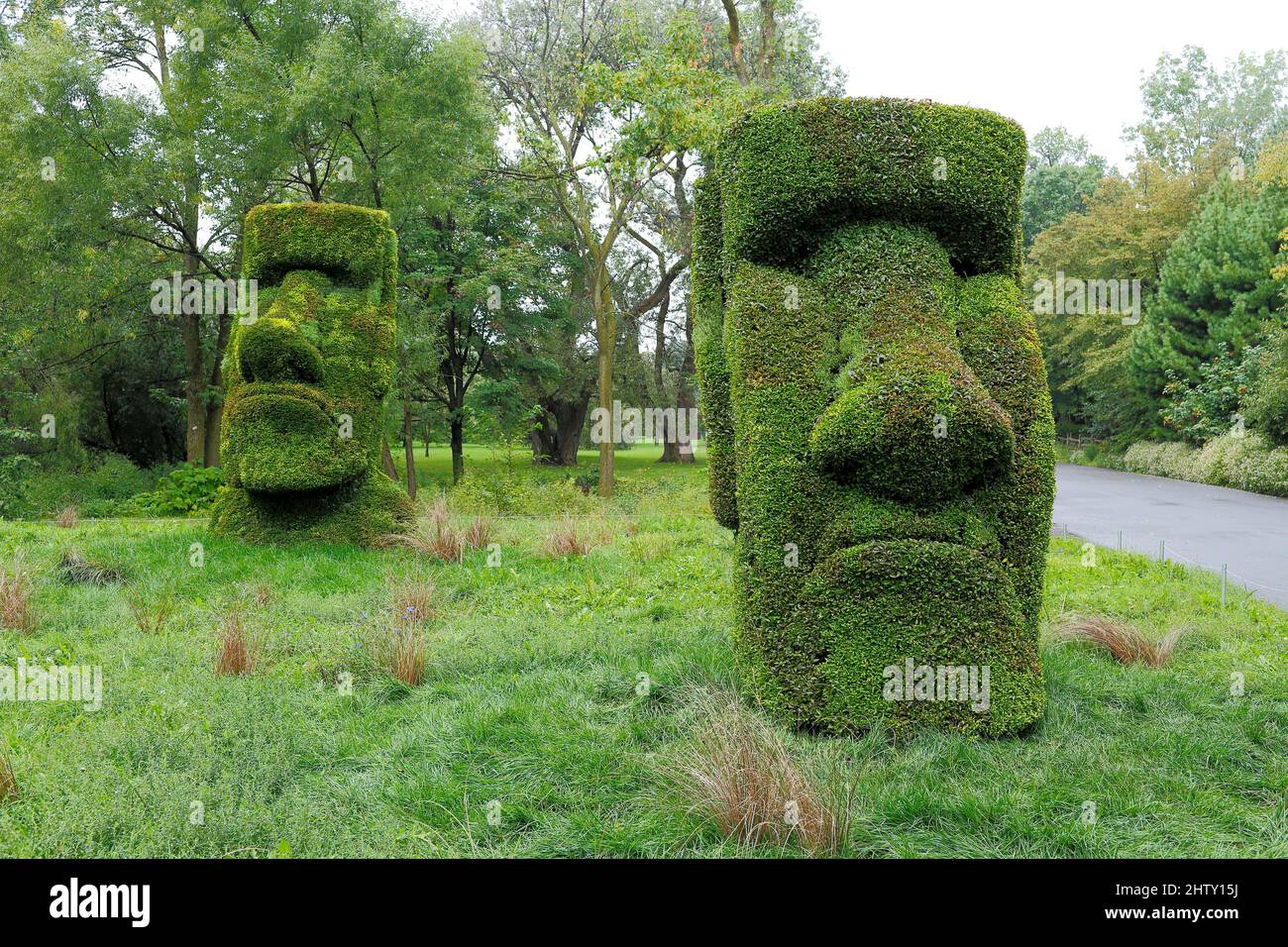 Plant sculpture, Botanical Garden, Montreal, Province of Quebec, Canada ...