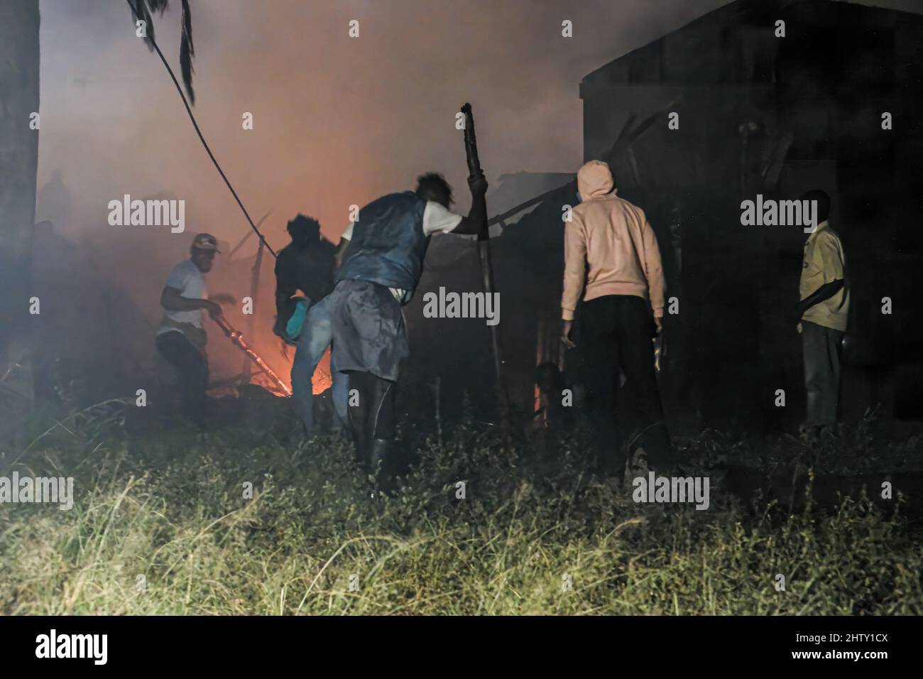 Nairobi, Kenya. 01st Mar, 2022. Residents and a team from Nairobi City ...