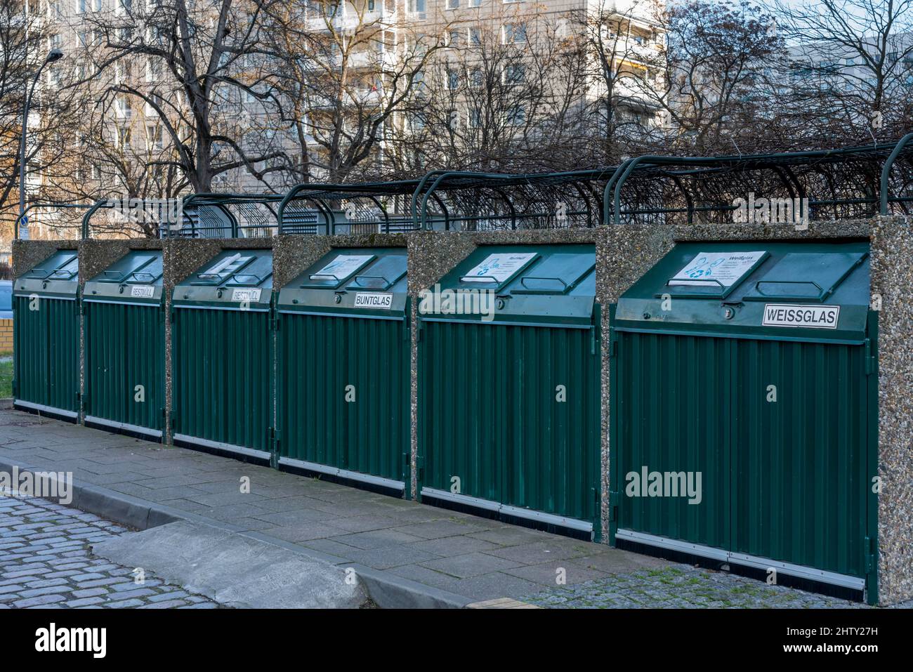 Glass container, Berlin, Germany Stock Photo - Alamy